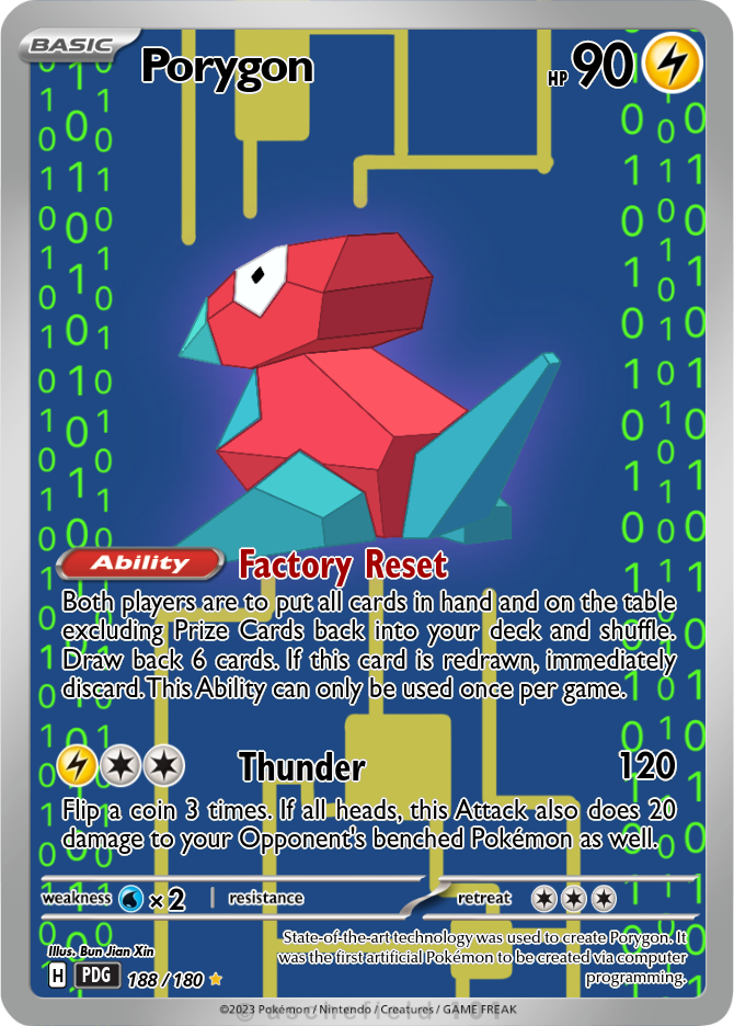 Porygon - Bunbun12345 | Pokécardmaker.net