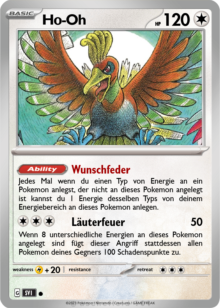 Ho-Oh - BurgerGMBH | Pokécardmaker.net