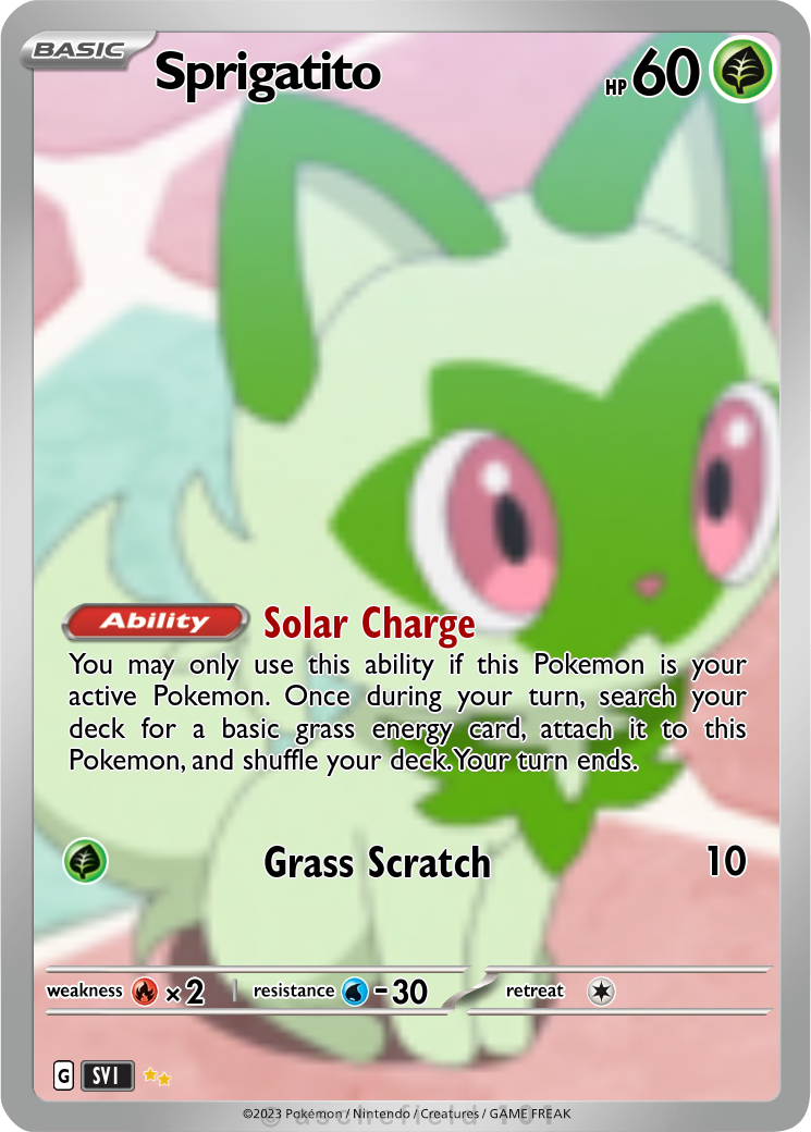 Sprigatito - ButterToastYum55 | Pokécardmaker.net