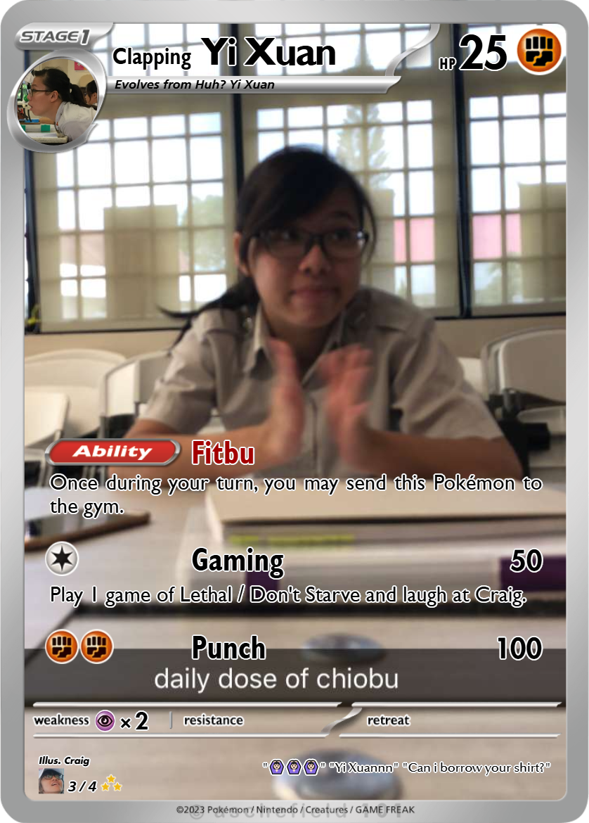 Yi Xuan - Bzrk | Pokécardmaker.net