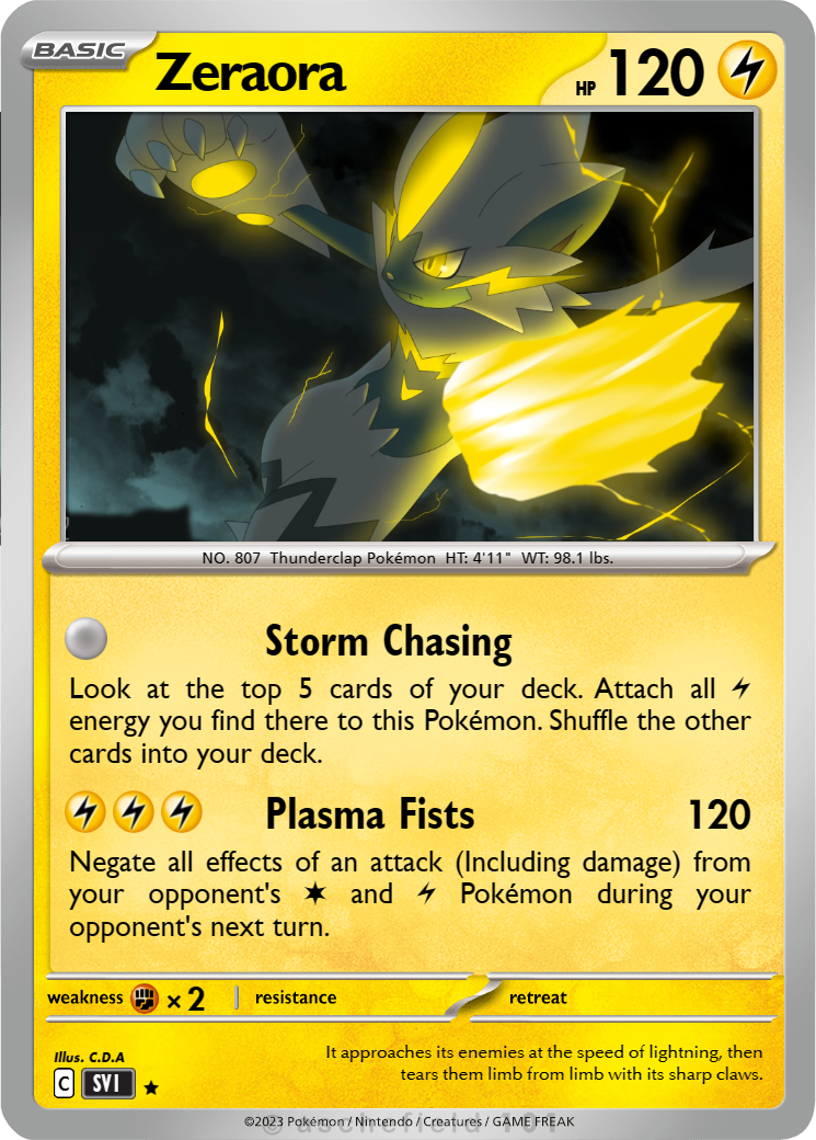 Zeraora - CDAtheDinoboy | Pokécardmaker.net