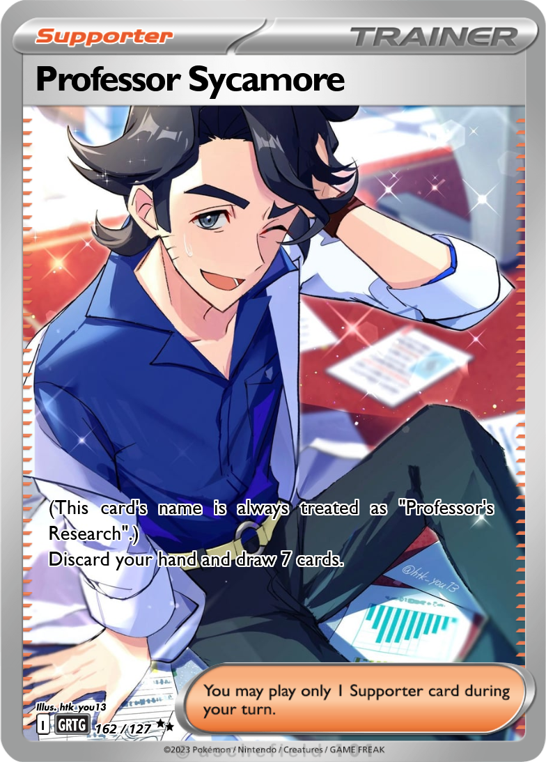 Professor Sycamore - CSilver | Pokécardmaker.net