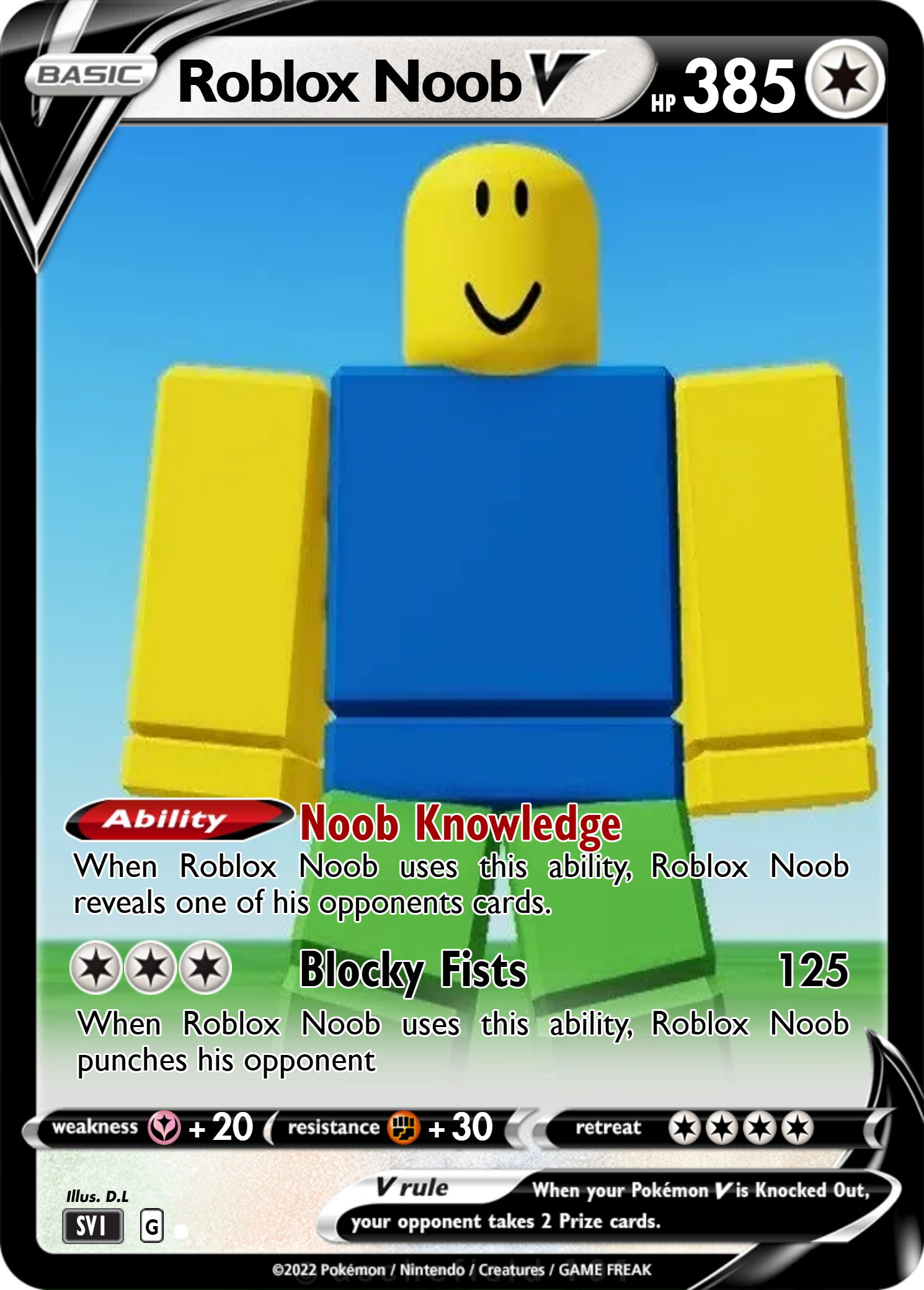 Roblox Noob - CT-27-5555 | Pokécardmaker.net