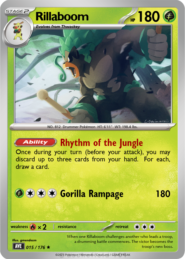 Rillaboom - CT1023 | Pokécardmaker.net