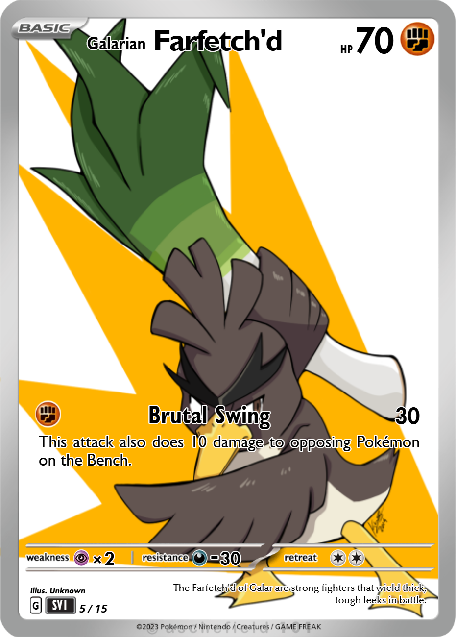 Farfetch'd - Camjohn16 | Pokécardmaker.net