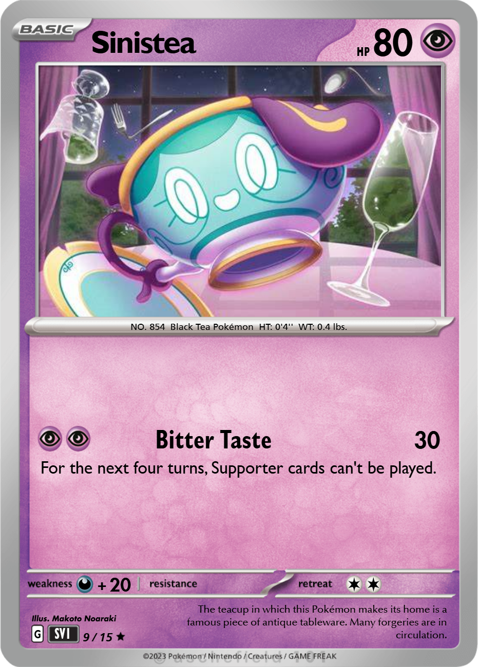 Sinistea - Camjohn16 | Pokécardmaker.net