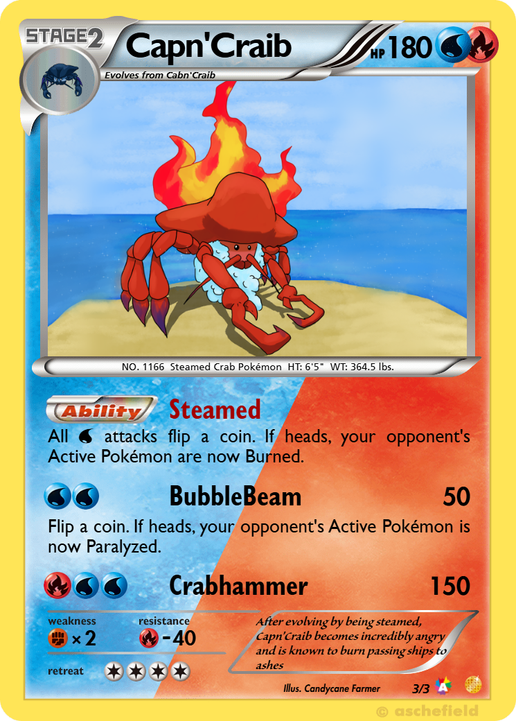 Capn'Craib - CandycaneFarmer | Pokécardmaker.net