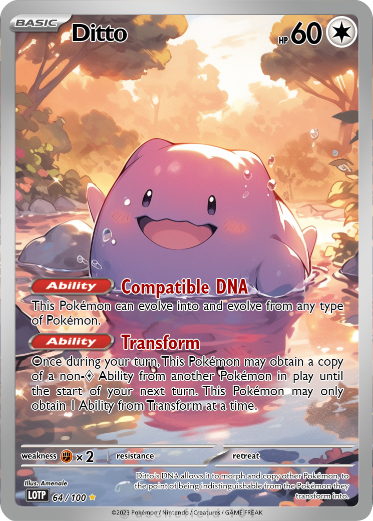 Ditto - Cannonshrike | Pokécardmaker.net