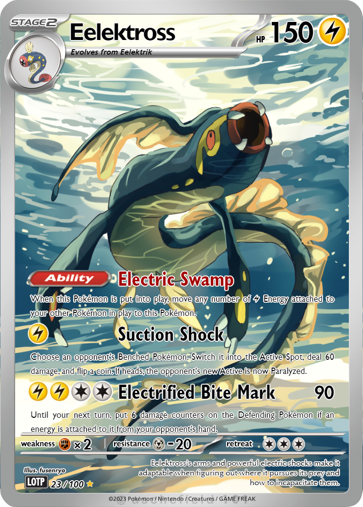 Eelektross - Cannonshrike | Pokécardmaker.net