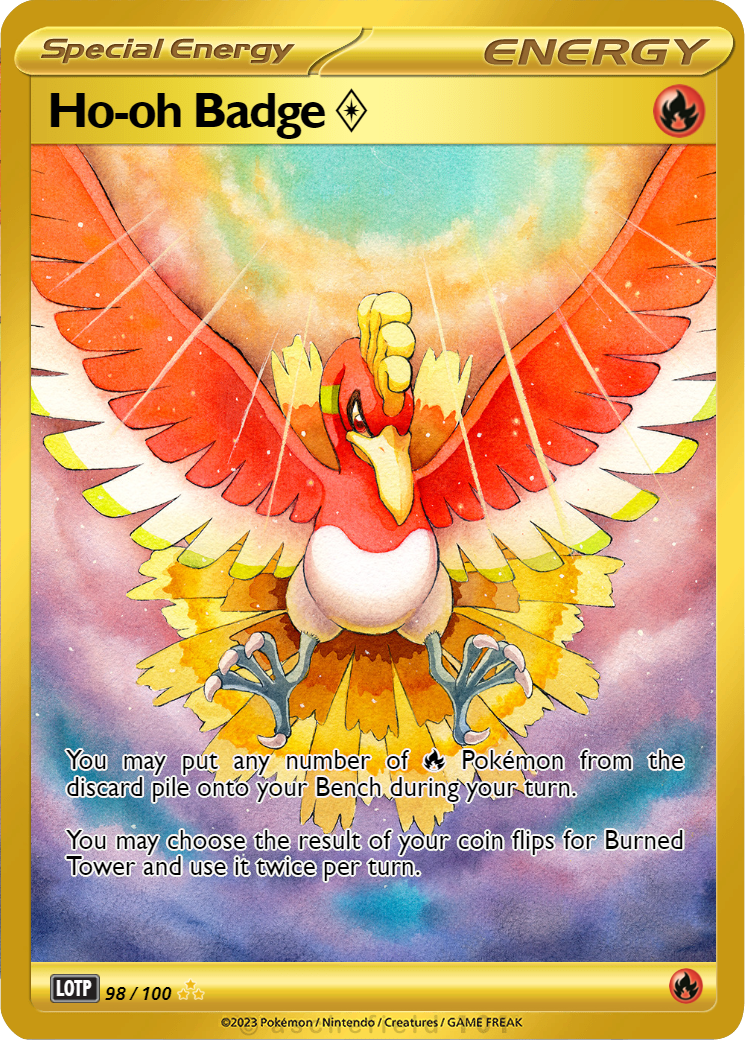 Ho-oh Badge [p] - Cannonshrike | Pokécardmaker.net