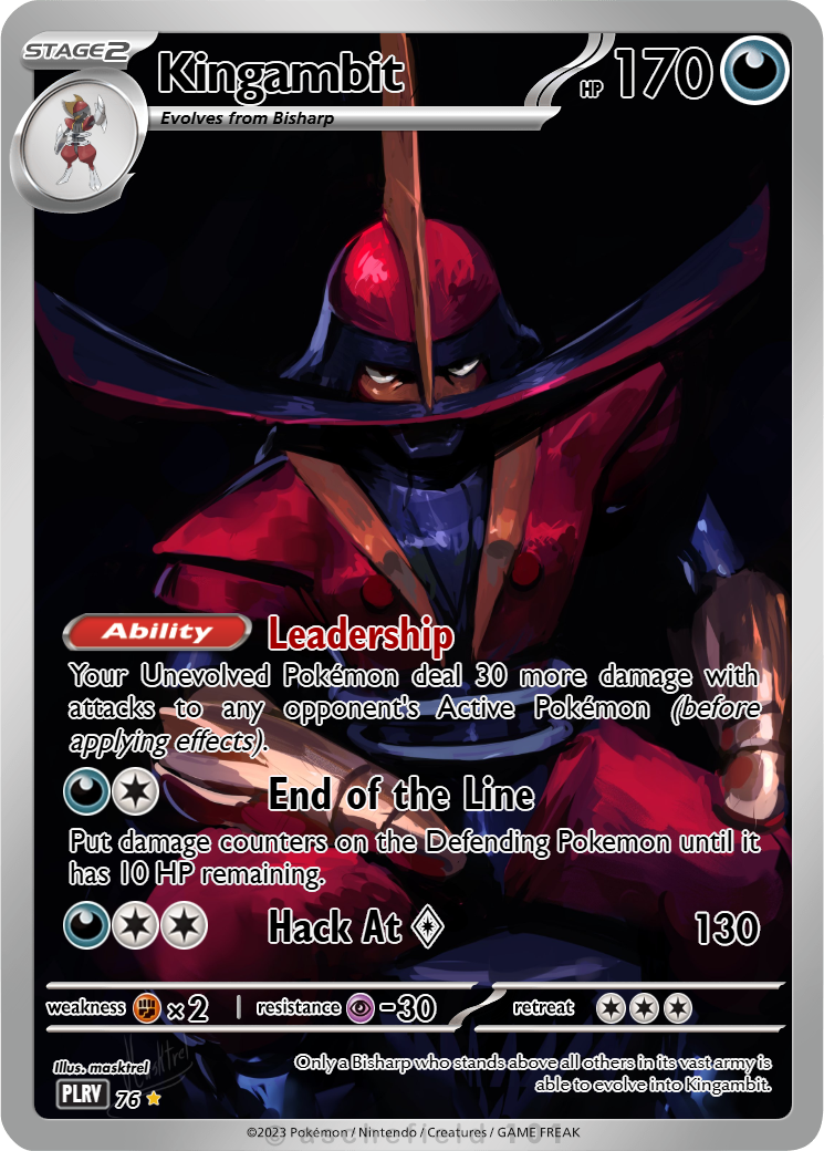 Kingambit - Cannonshrike | Pokécardmaker.net