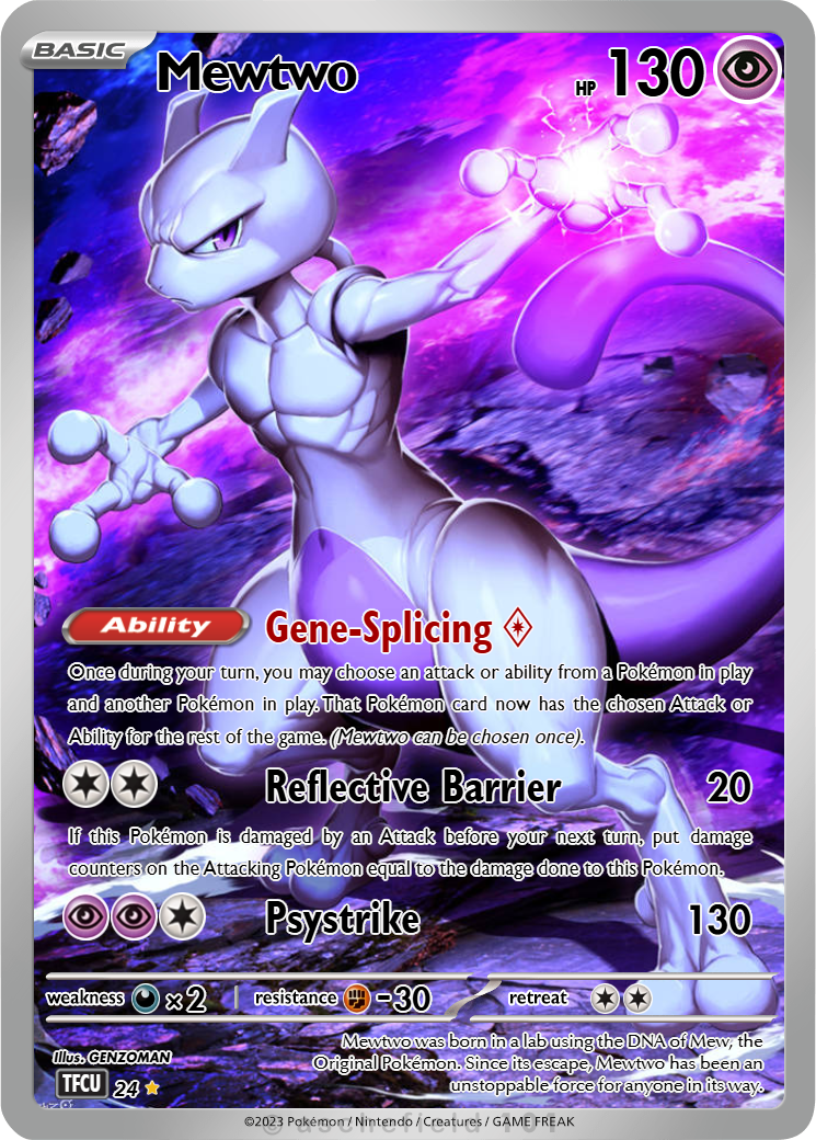 Mewtwo - Cannonshrike | Pokécardmaker.net