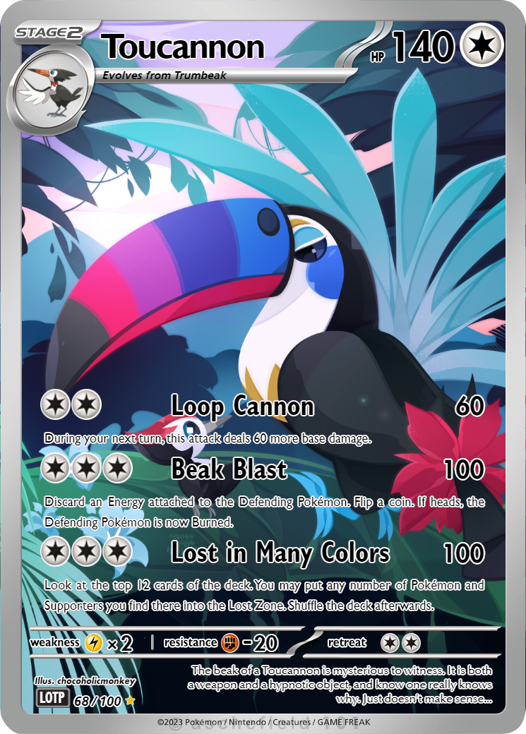 Toucannon - Cannonshrike | Pokécardmaker.net