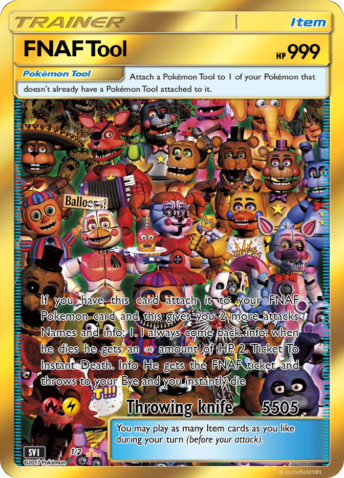 FNAF Tool - Captain_ghost | Pokécardmaker.net