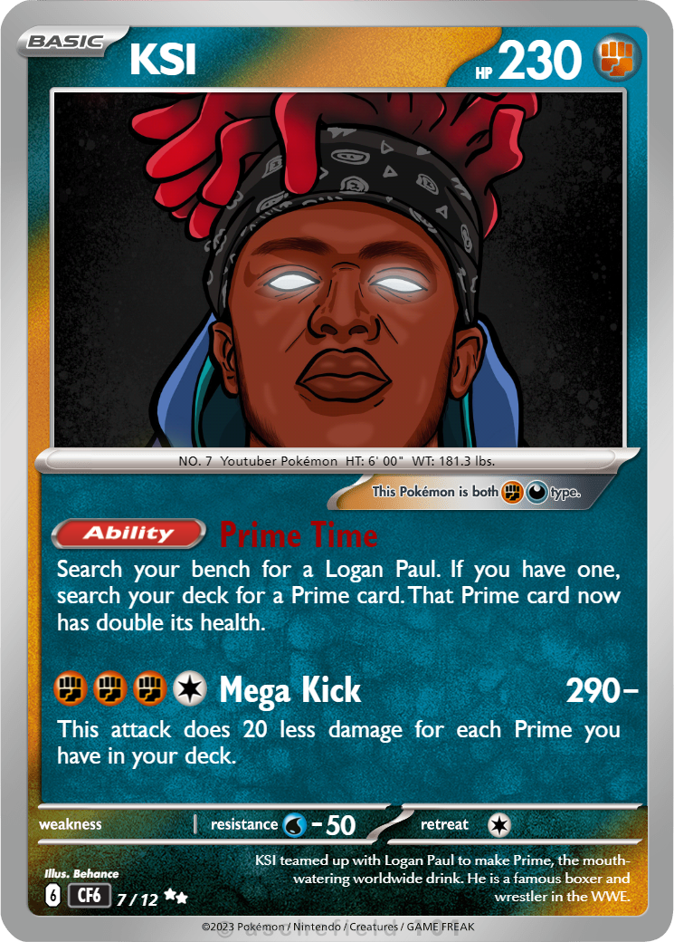 KSI - CardMaster6 | Pokécardmaker.net