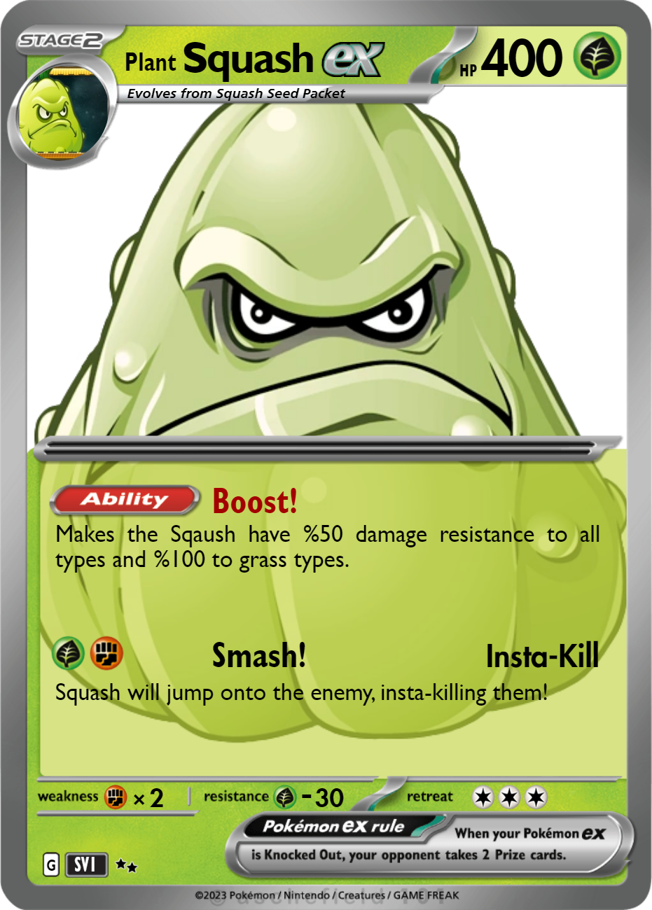 Squash - Carde | Pokécardmaker.net