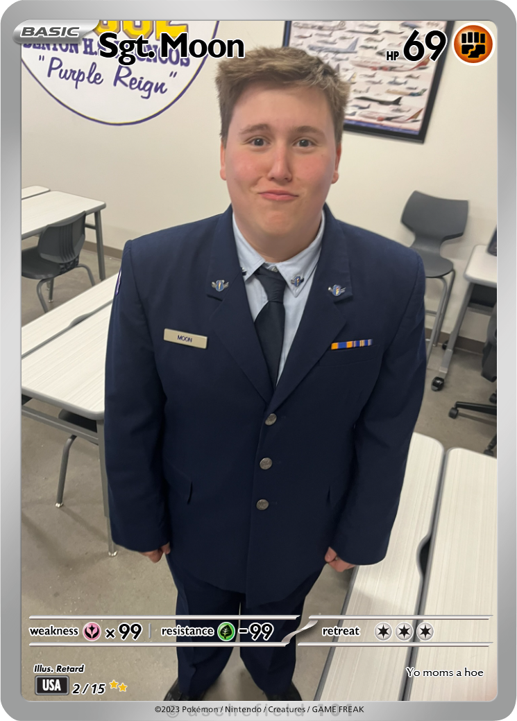 Sgt. Moon - CardinalTracking | Pokécardmaker.net