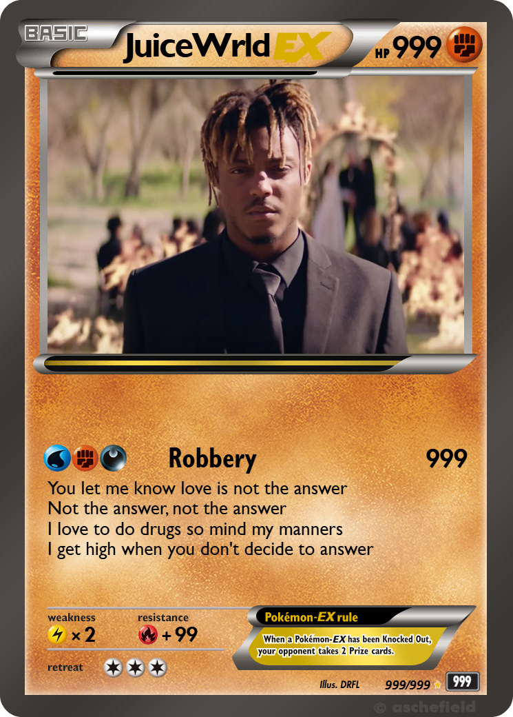 JuiceWrld - CardsBYAaron | Pokécardmaker.net
