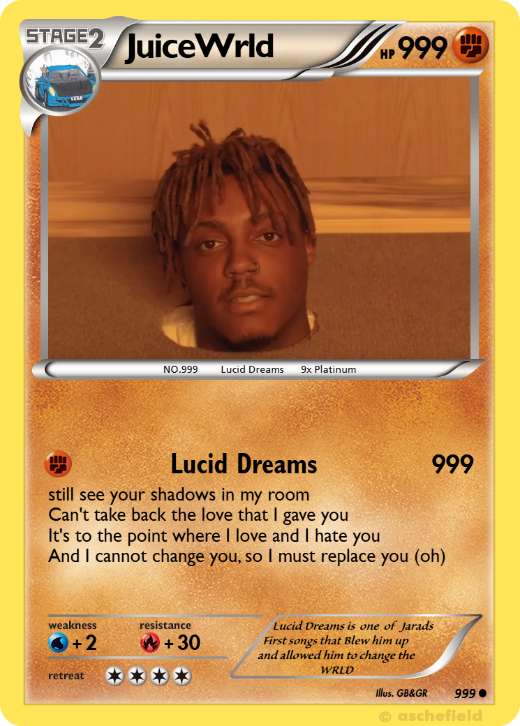 JuiceWrld - CardsBYAaron | Pokécardmaker.net
