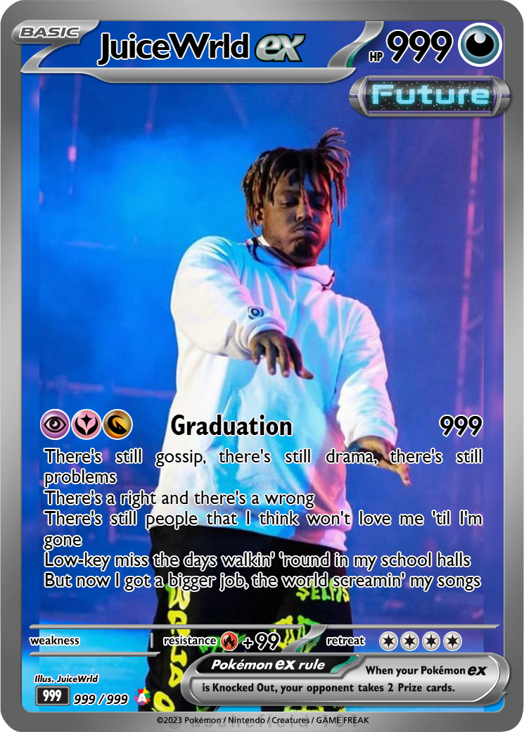 JuiceWrld - CardsBYAaron | Pokécardmaker.net