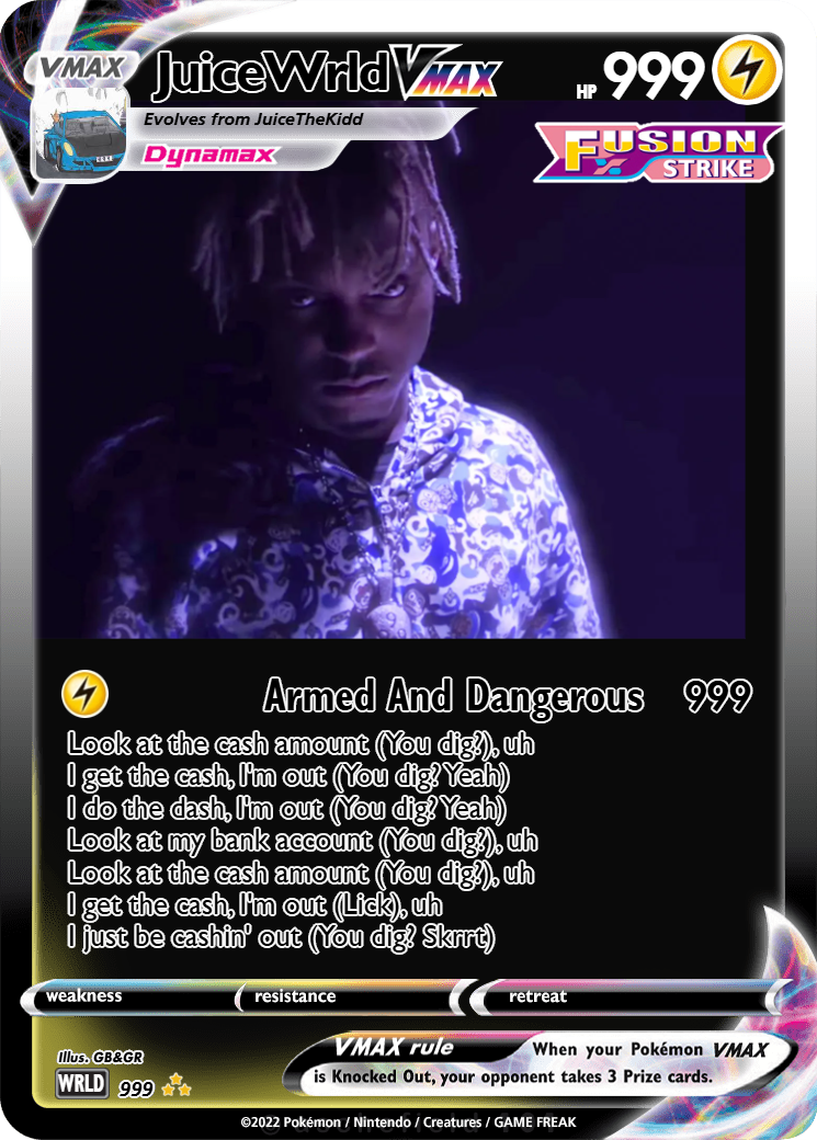 JuiceWrld - CardsBYAaron | Pokécardmaker.net