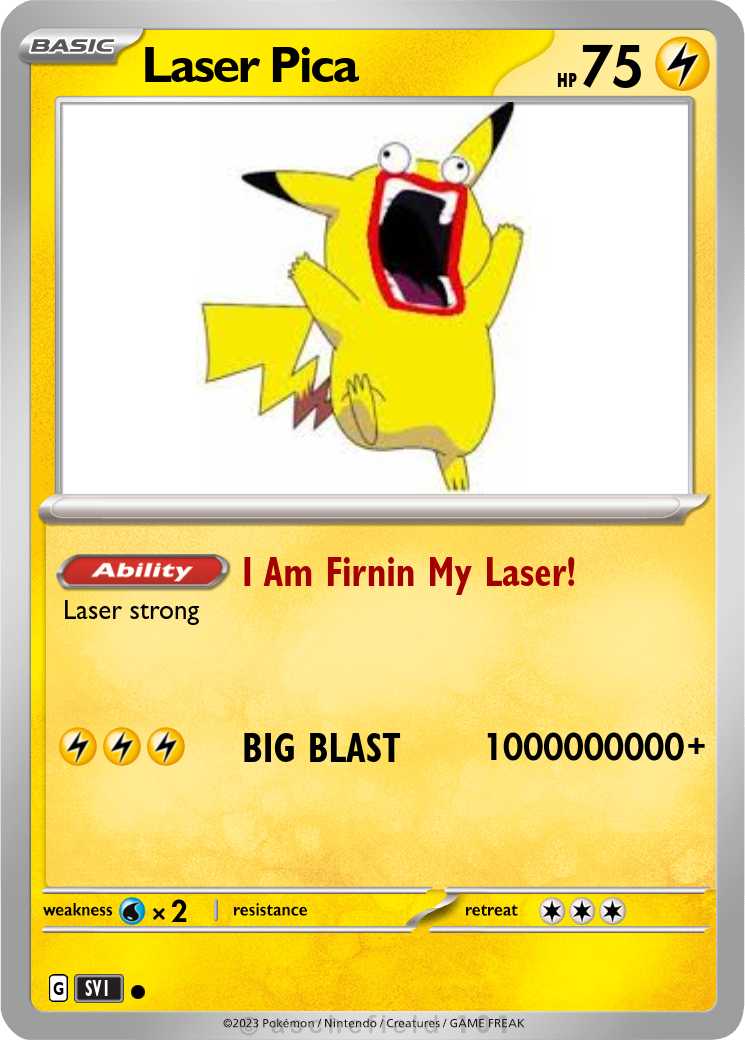 Laser Pica - Casty2Dr3 | Pokécardmaker.net