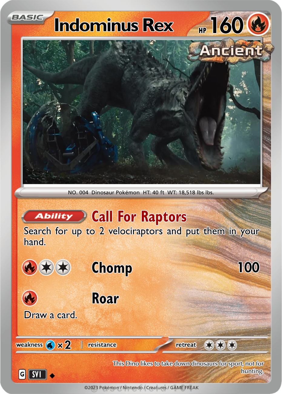 Indominus Rex - CatLover72 | Pokécardmaker.net