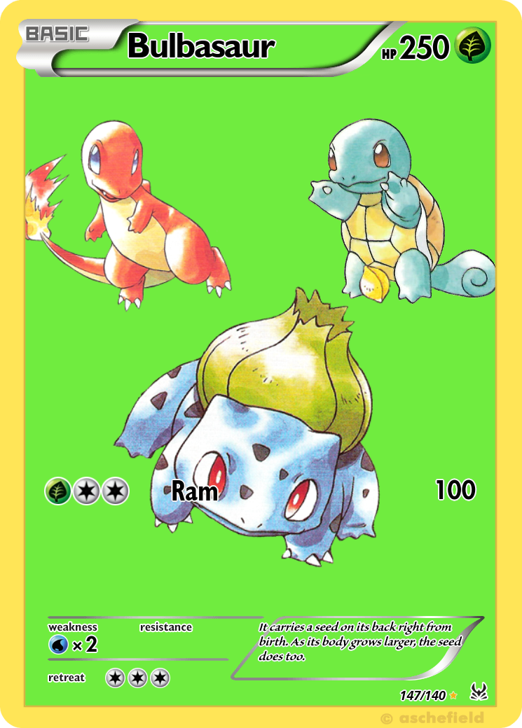 Bulbasaur - CharizardTheFireDragon | Pokécardmaker.net