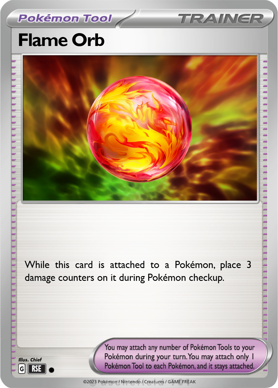 Flame Orb - Chief_Meat | Pokécardmaker.net