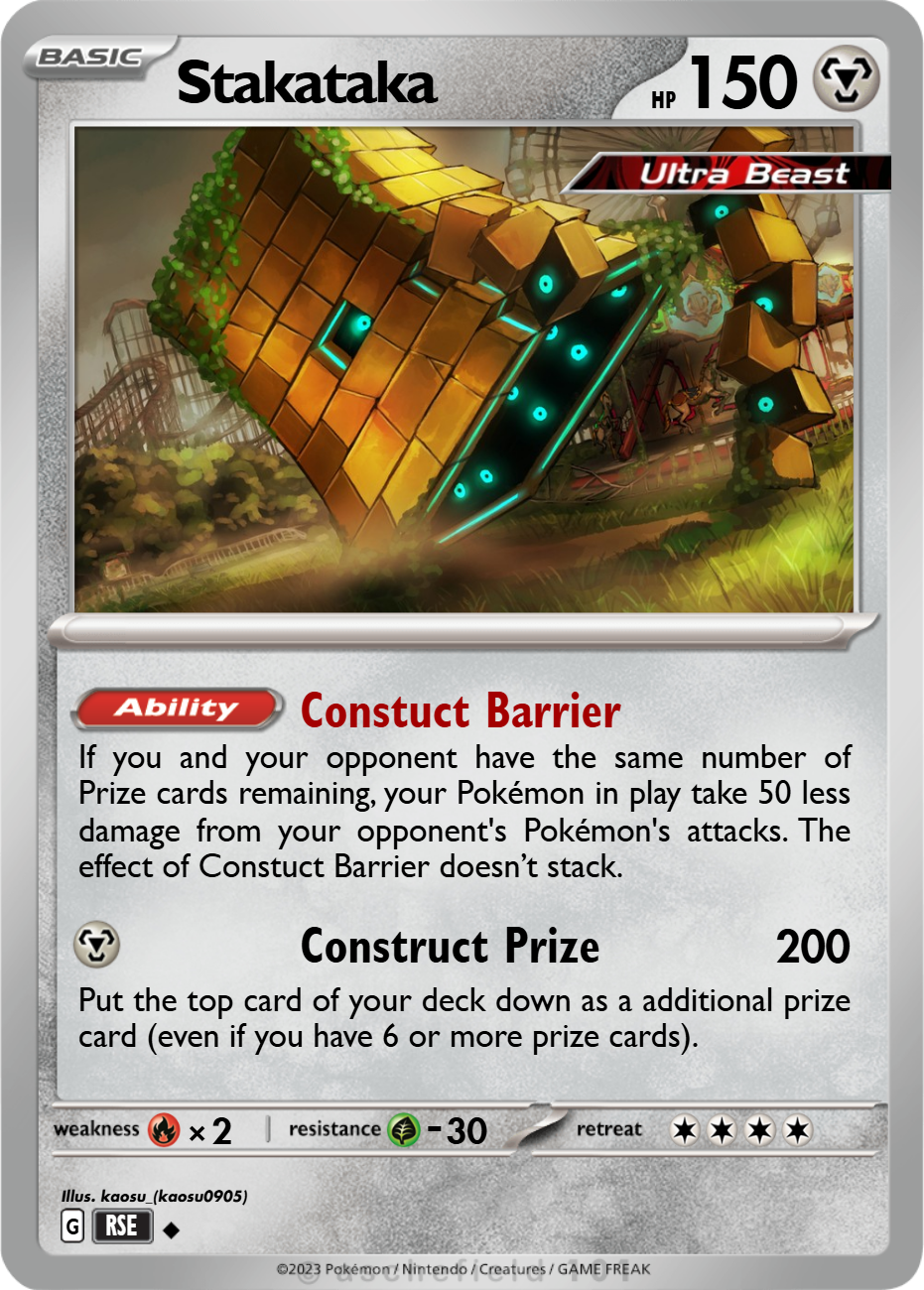 Stakataka - Chief_Meat | Pokécardmaker.net