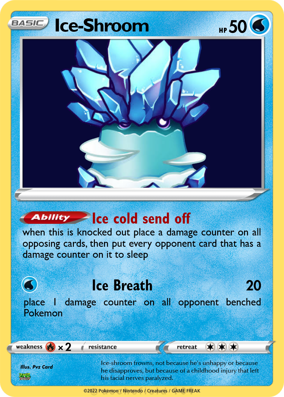 Ice-Shroom - ChildMan64 | Pokécardmaker.net