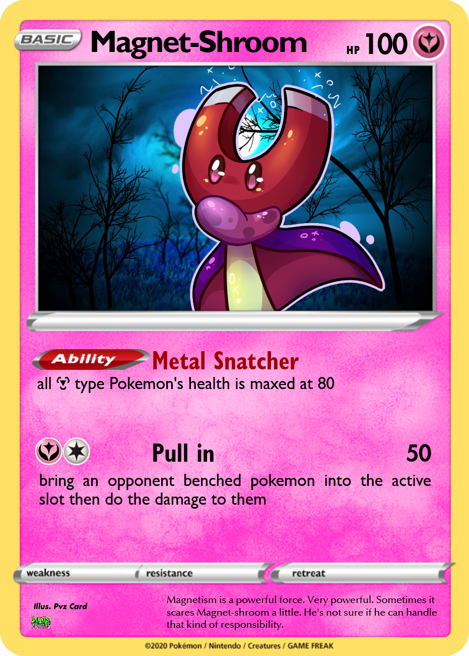 Magnet-Shroom - ChildMan64 | Pokécardmaker.net