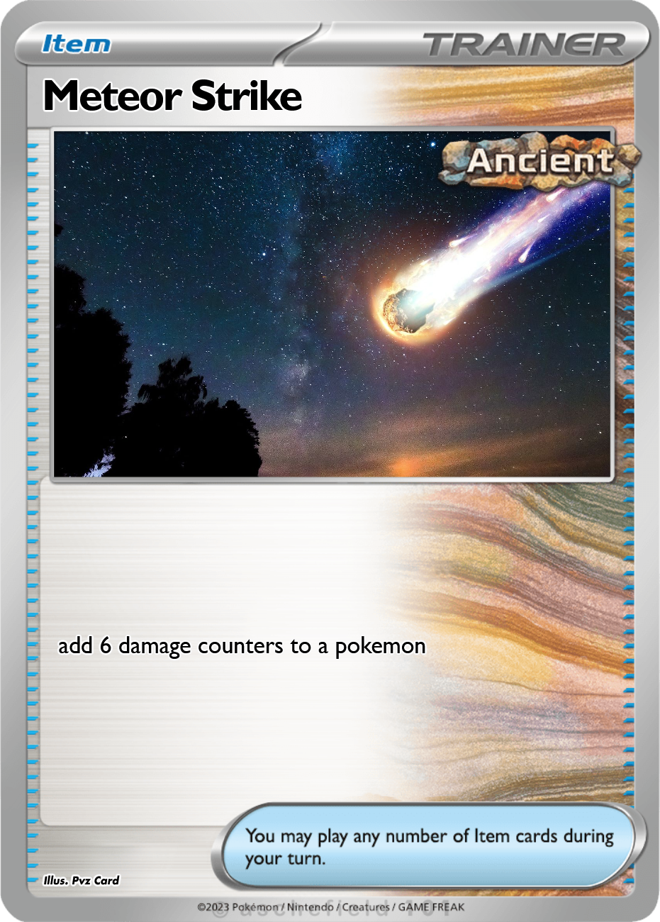 Meteor Strike - ChildMan64 | Pokécardmaker.net