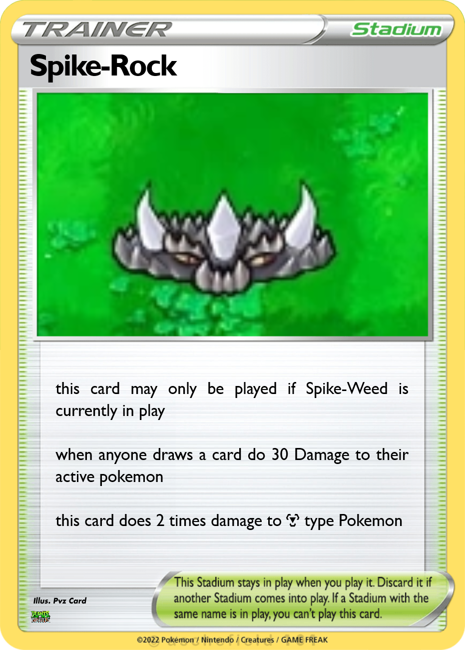 Spike-Rock - ChildMan64 | Pokécardmaker.net