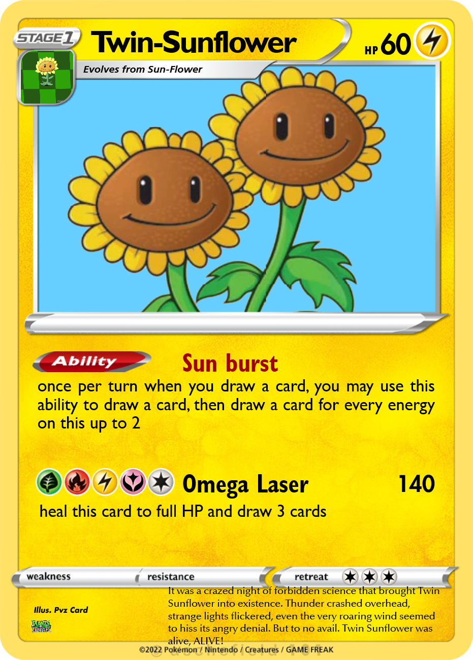 Twin-Sunflower - ChildMan64 | Pokécardmaker.net