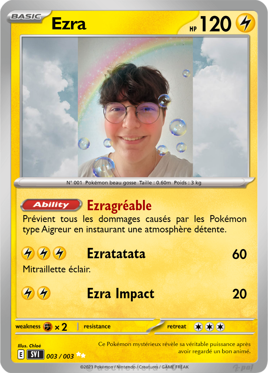 Ezra - Chloe | Pokécardmaker.net