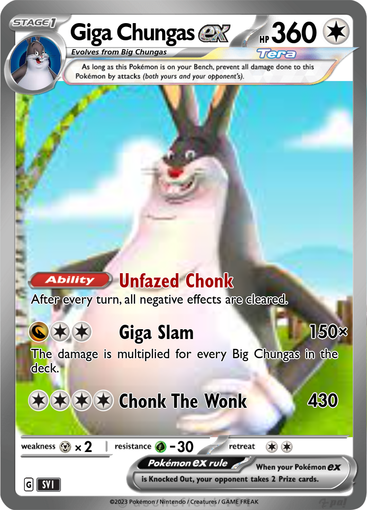 Giga Chungas - ChonkTheWonk | Pokécardmaker.net