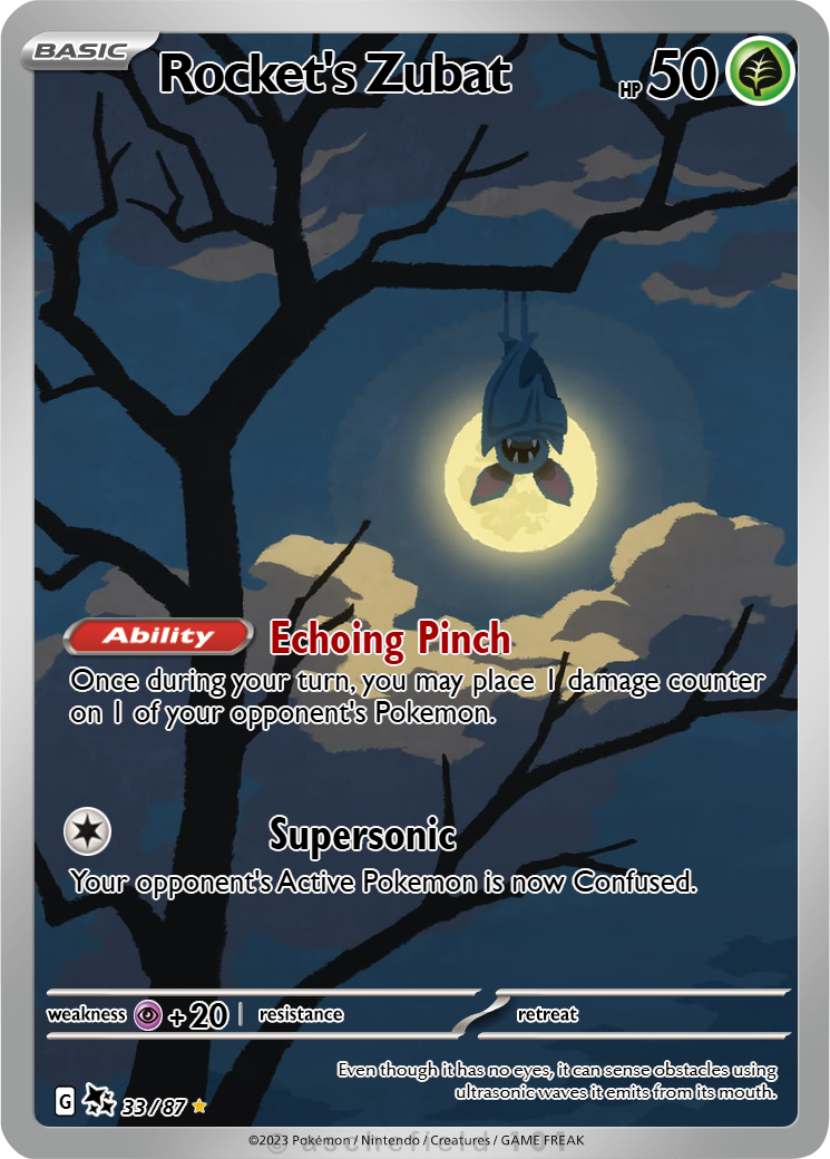 Rocket's Zubat - ChrisDoodle | Pokécardmaker.net