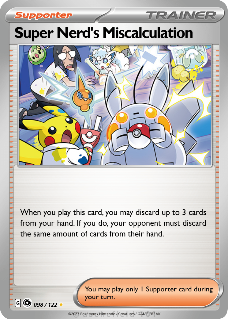 Super Nerd's Miscalculation - ChrisDoodle | Pokécardmaker.net