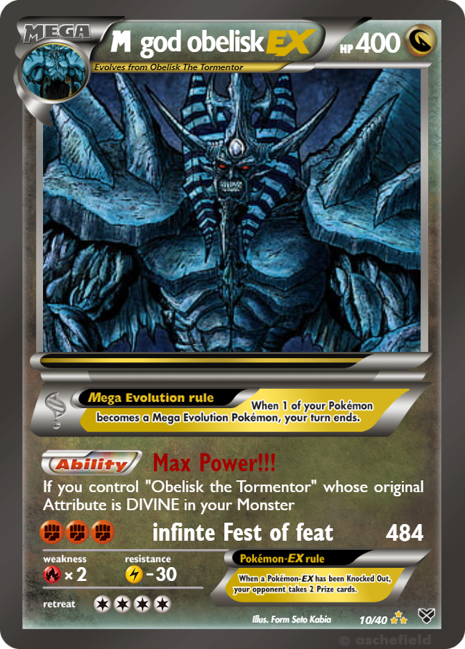 god obelisk - Christiannnnk | Pokécardmaker.net