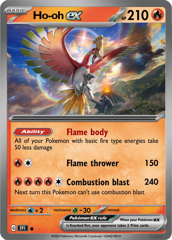 Ho-oh - Chumbucket | Pokécardmaker.net