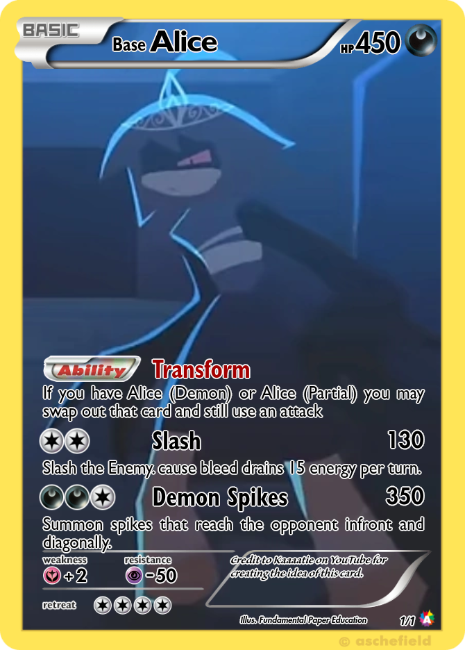 Alice - Claire | Pokécardmaker.net