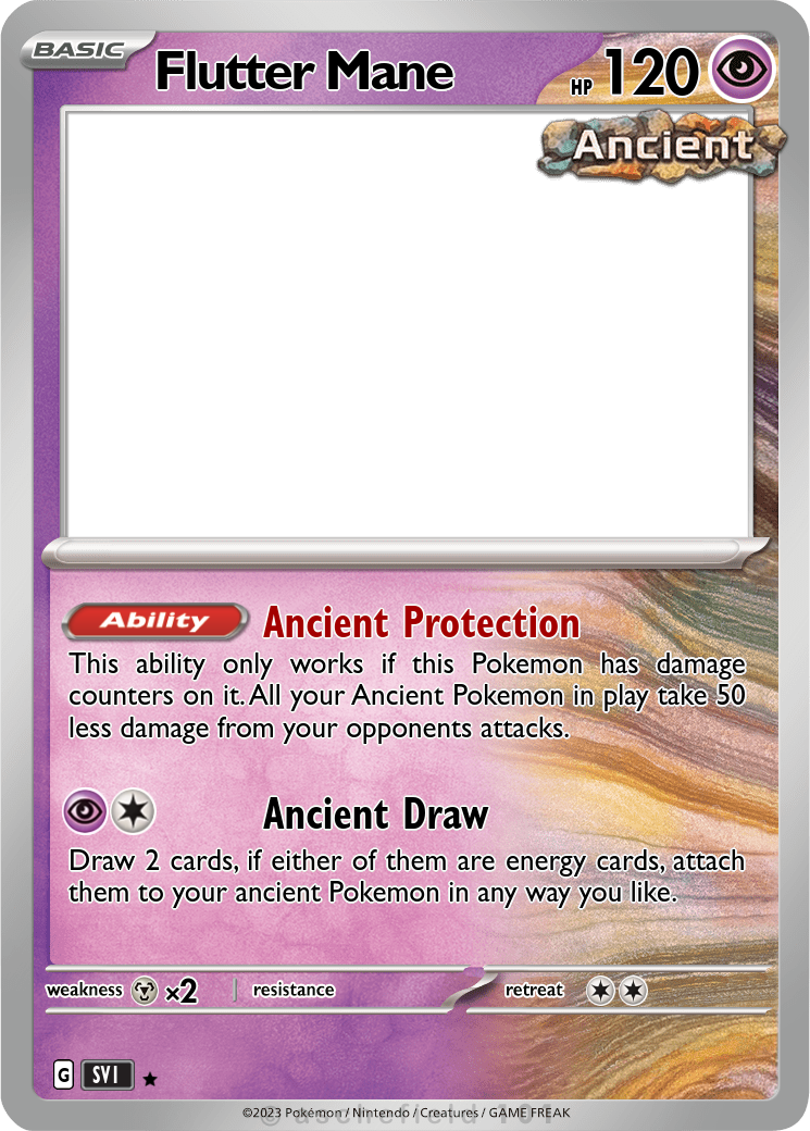 Flutter Mane - Condadevine | Pokécardmaker.net