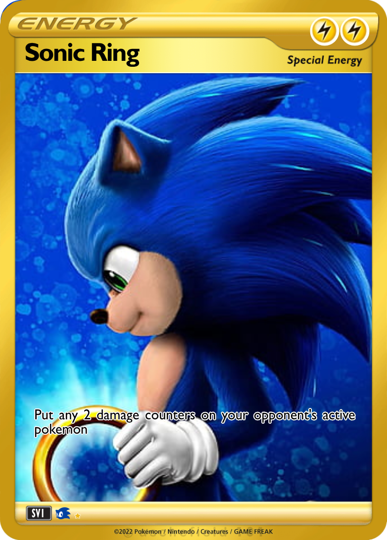 Sonic Ring - CoolBoyK | Pokécardmaker.net