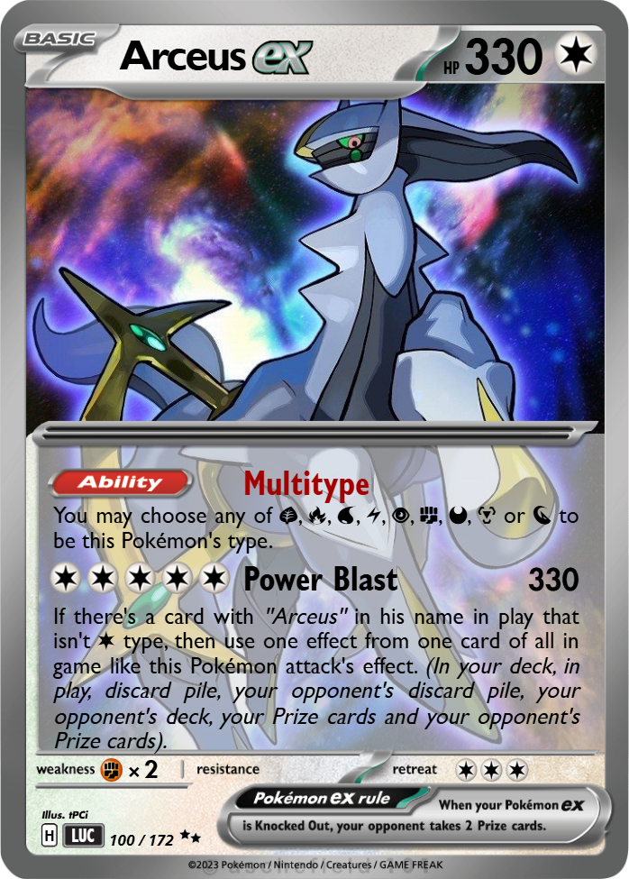 Arceus - CoolSonicStyle0 | Pokécardmaker.net