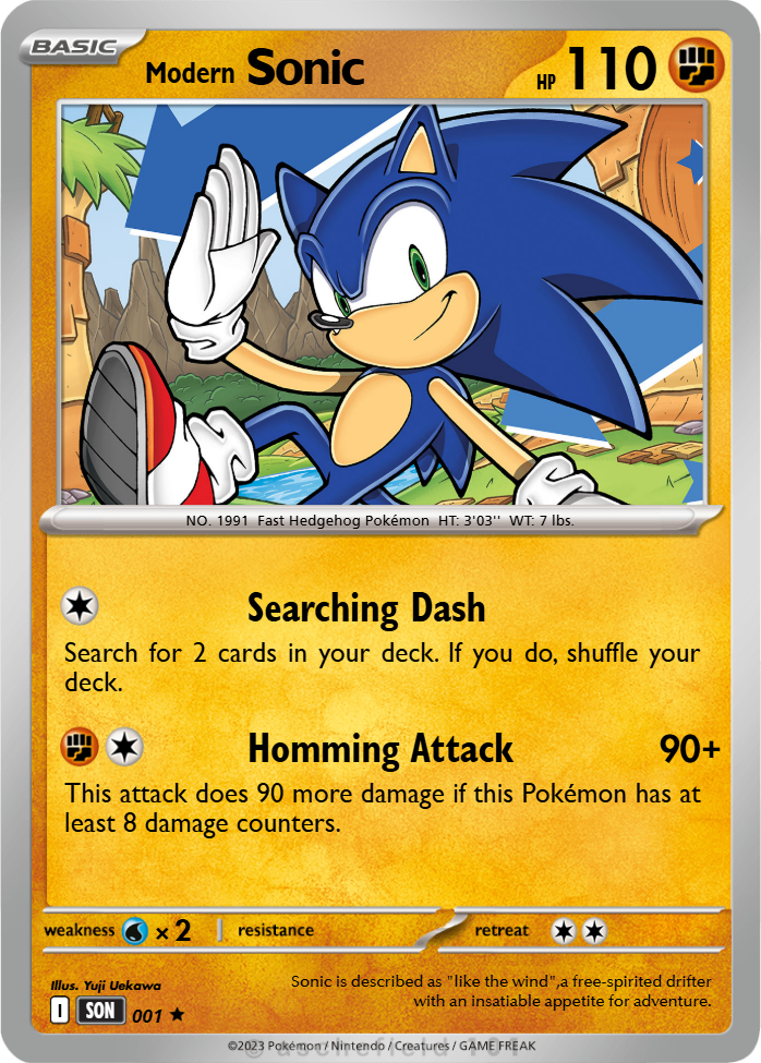 Sonic - CoolSonicStyle0 | Pokécardmaker.net