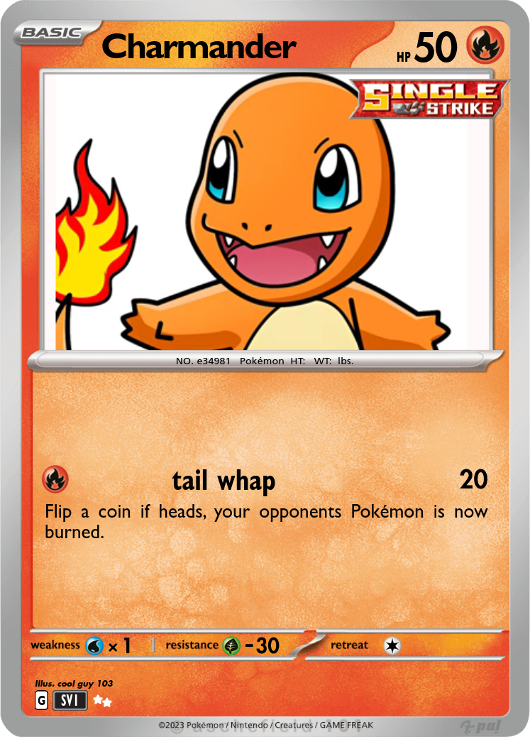 Charmander - Coolguy103 | Pokécardmaker.net