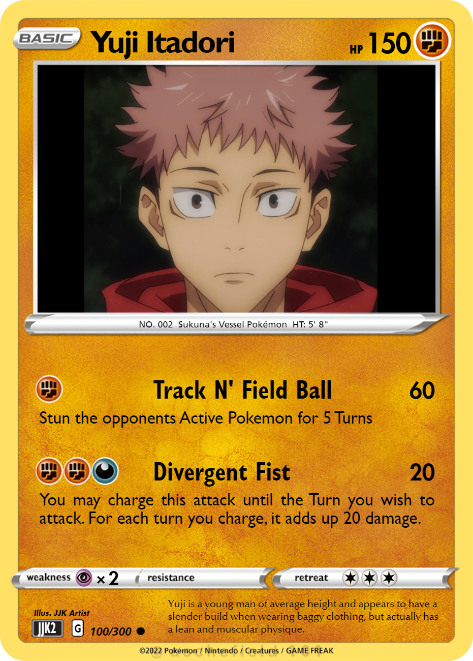 Yuji Itadori - Corek3mon | Pokécardmaker.net