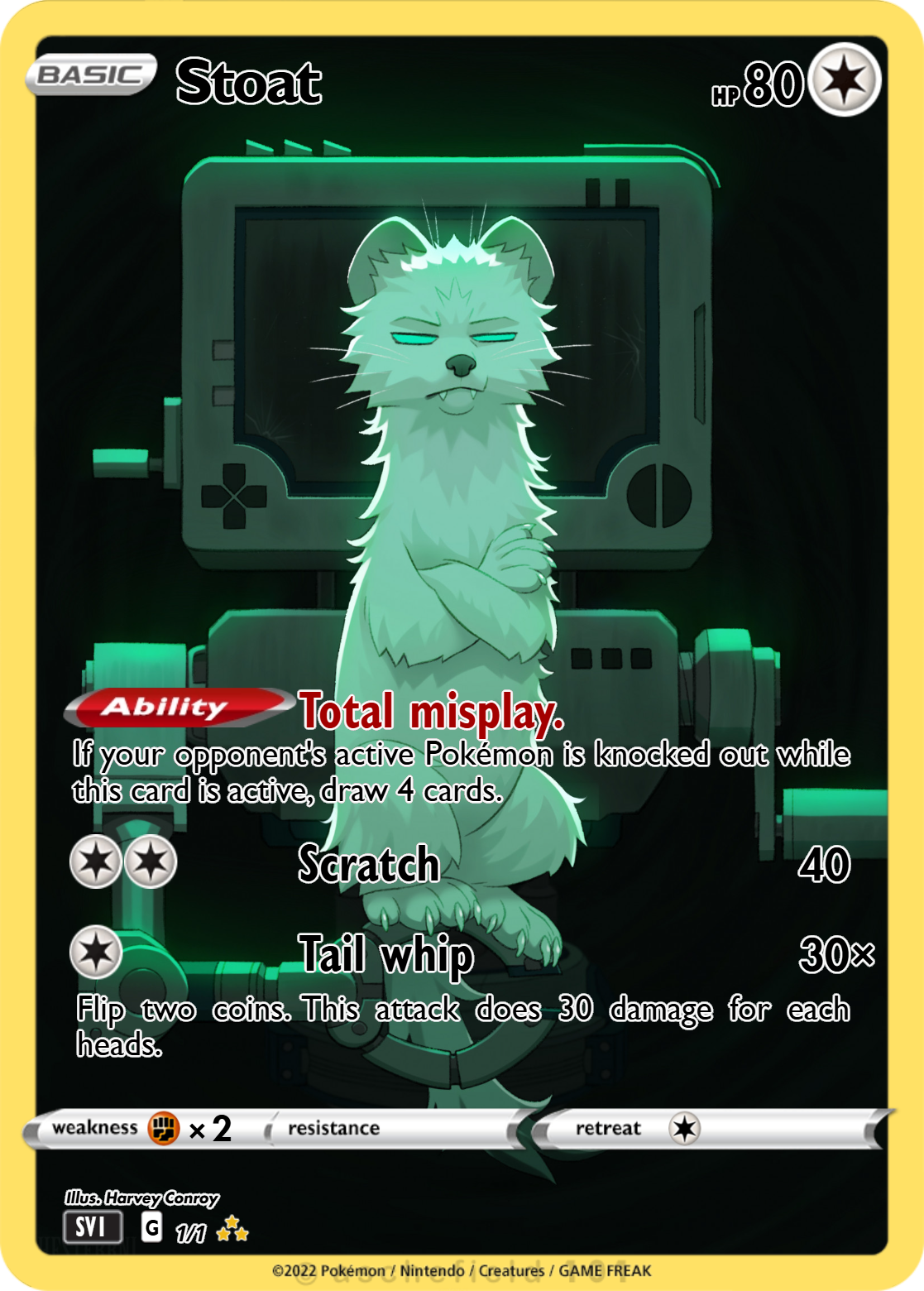 Stoat - Cr1msonMinecraft | Pokécardmaker.net