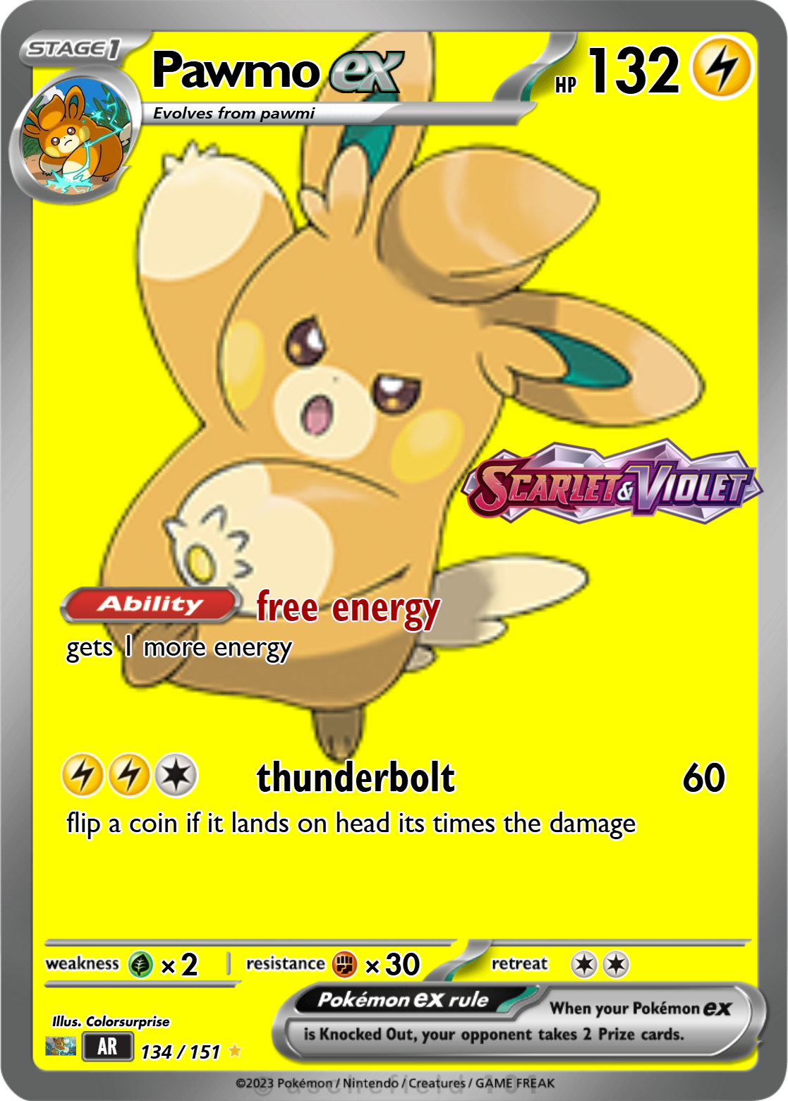 Pawmo - Creative | Pokécardmaker.net